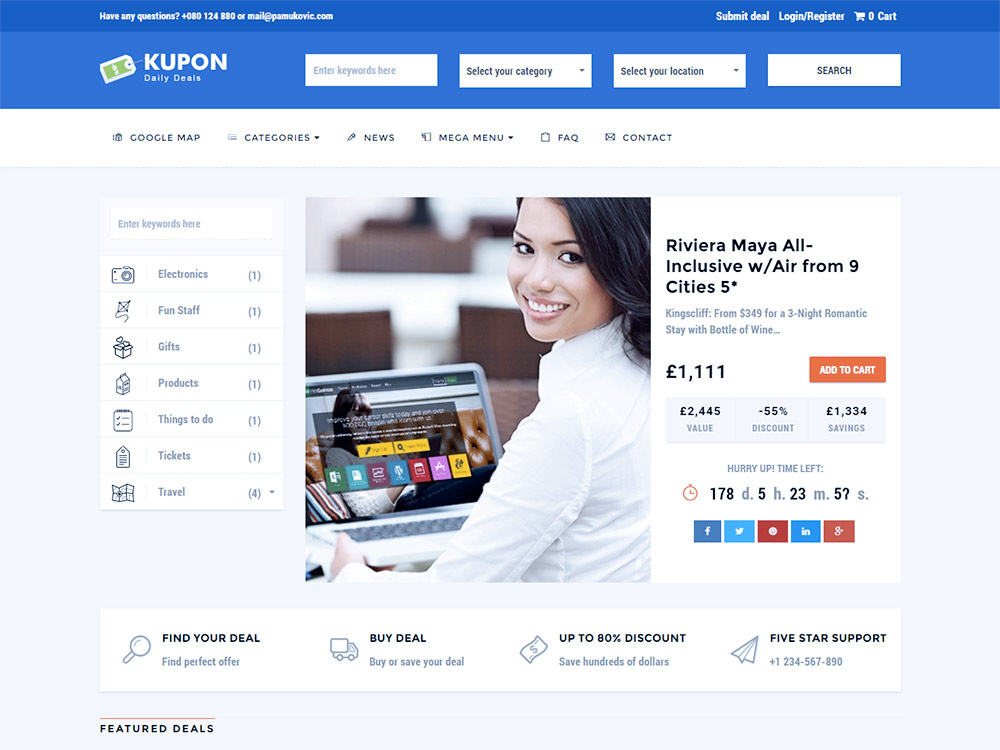 kupon-wordpress-theme-by-azeso - Frontendry